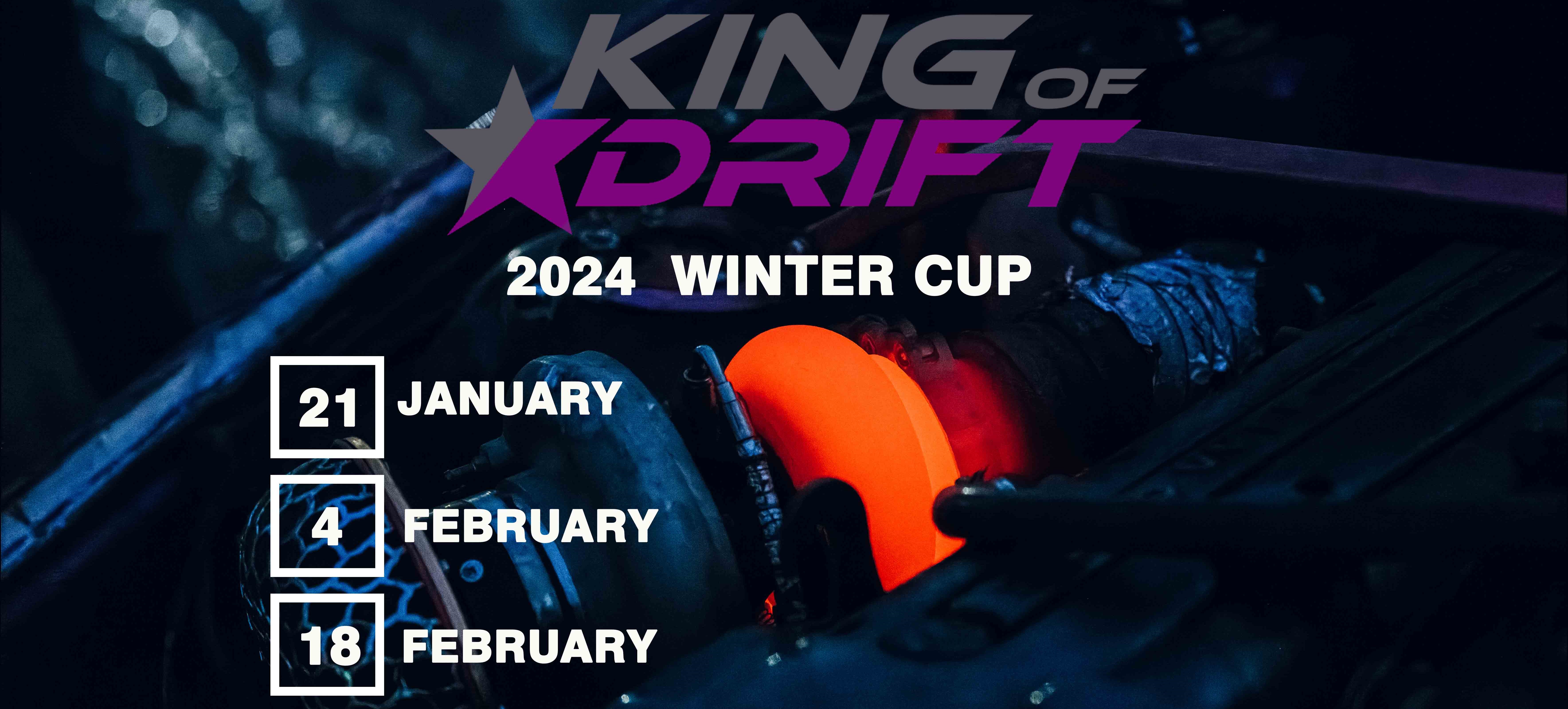 2024 King of Drift Winter CUP calendar